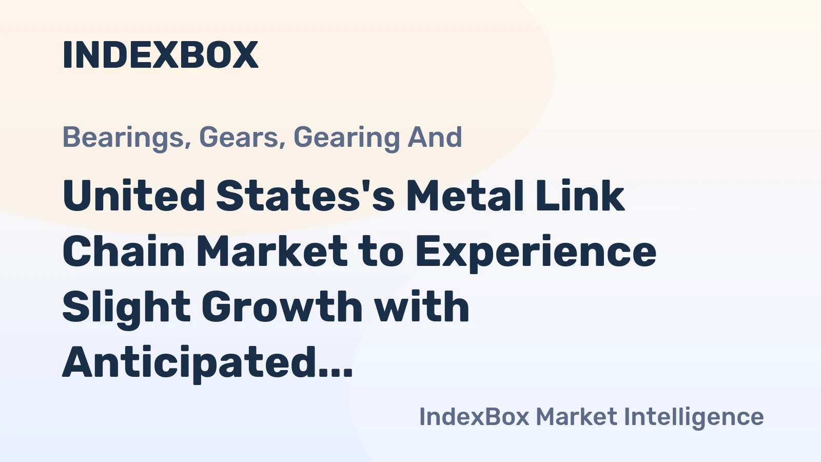 United States's Metal Link Chain Market to Experience Slight Growth with Anticipated CAGR of +0.2% from 2024 to 2035