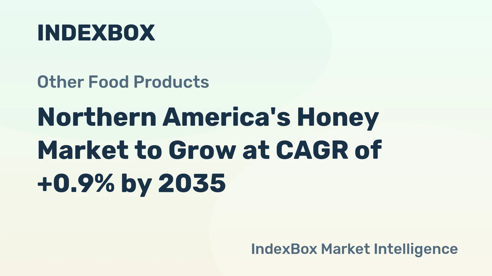 Northern America's Honey Market to Grow at CAGR of +0.9% by 2035