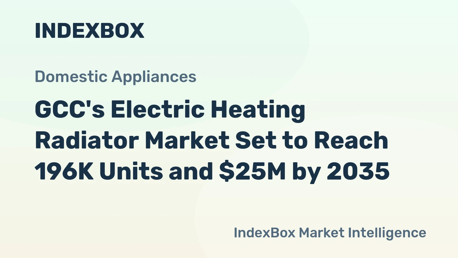 GCC's Electric Heating Radiator Market Set to Reach 196K Units and $25M by 2035