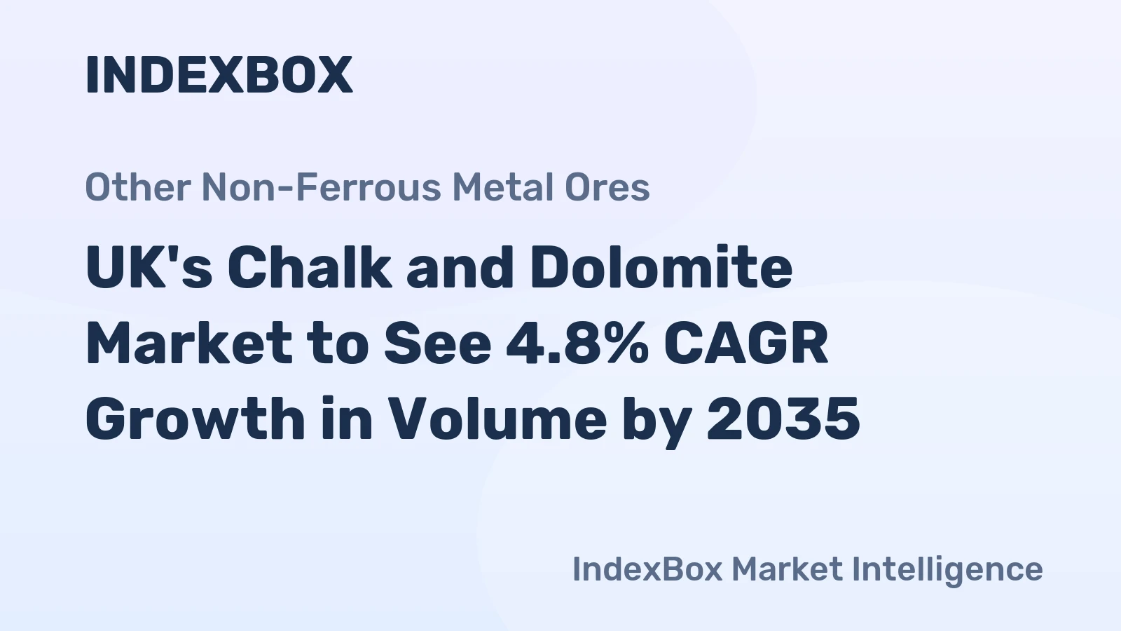 UK's Chalk and Dolomite Market to See 4.8% CAGR Growth in Volume by 2035