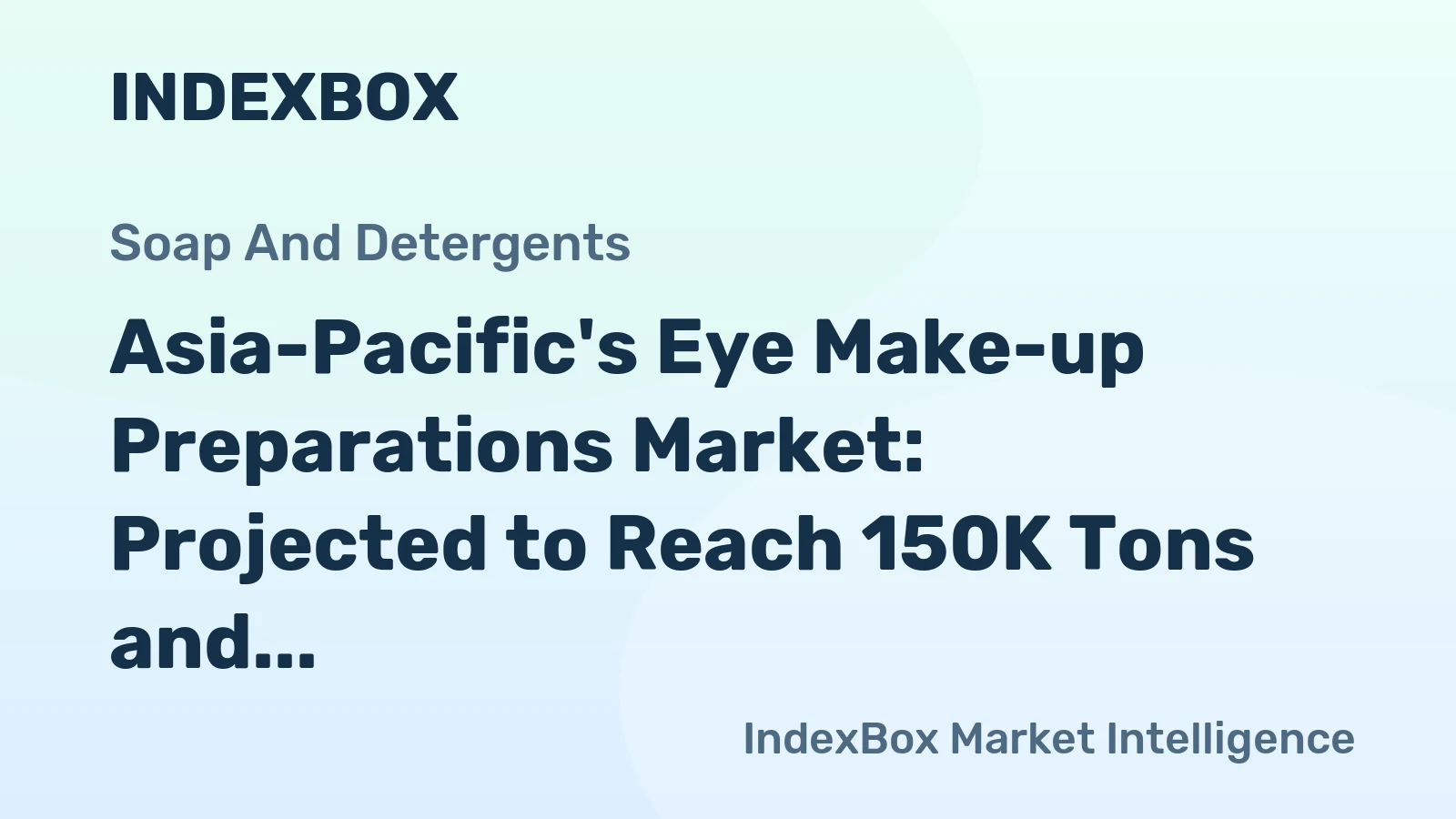 Asia-Pacific's Eye Make-up Preparations Market: Projected to Reach 150K Tons and $5.2B by 2035