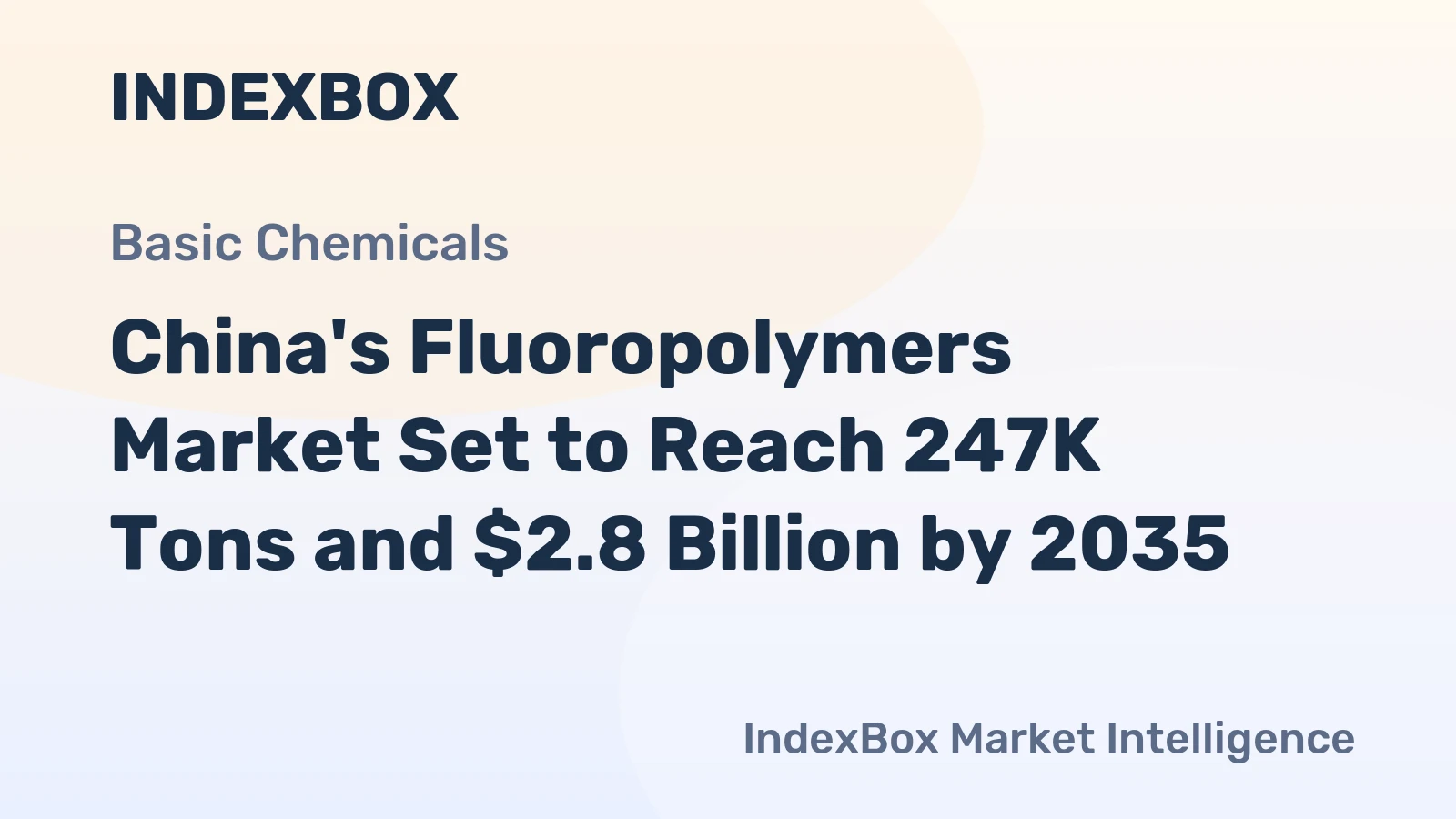 China's Fluoropolymers Market Set to Reach 247K Tons and $2.8 Billion by 2035