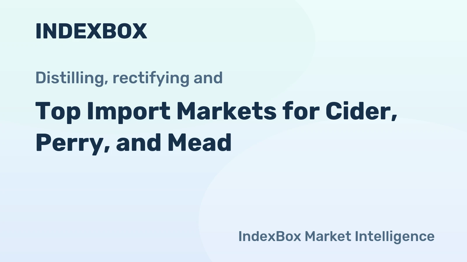 Top Import Markets for Cider, Perry, and Mead