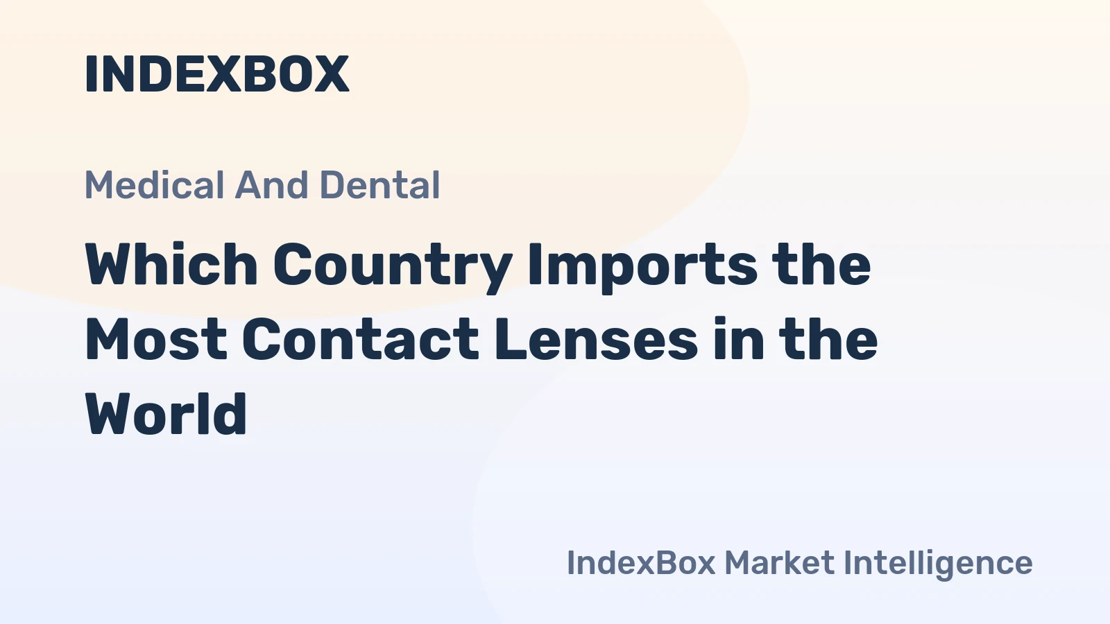 Which Country Imports the Most Contact Lenses in the World?