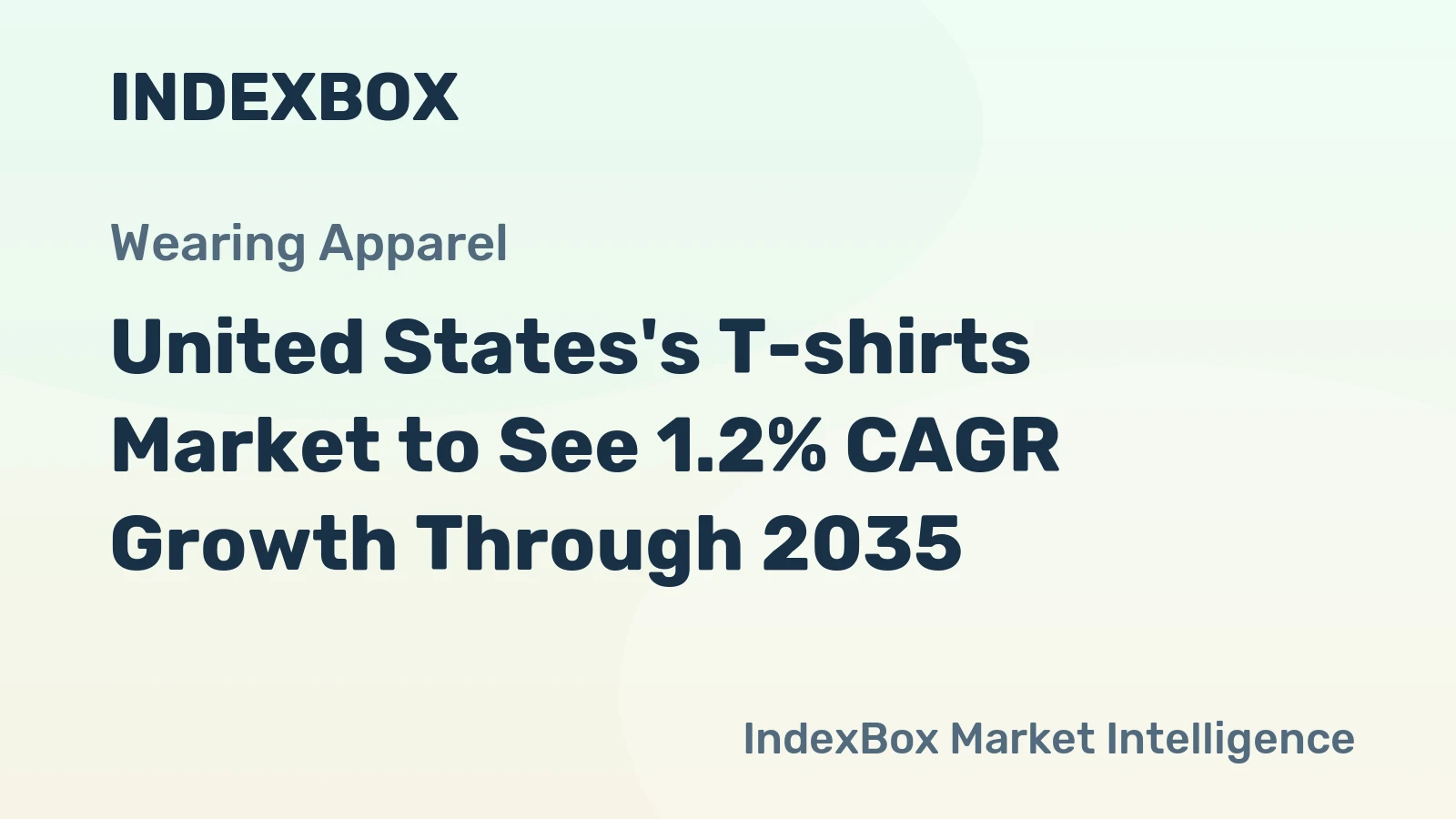United States's T-shirts Market to See 1.2% CAGR Growth Through 2035