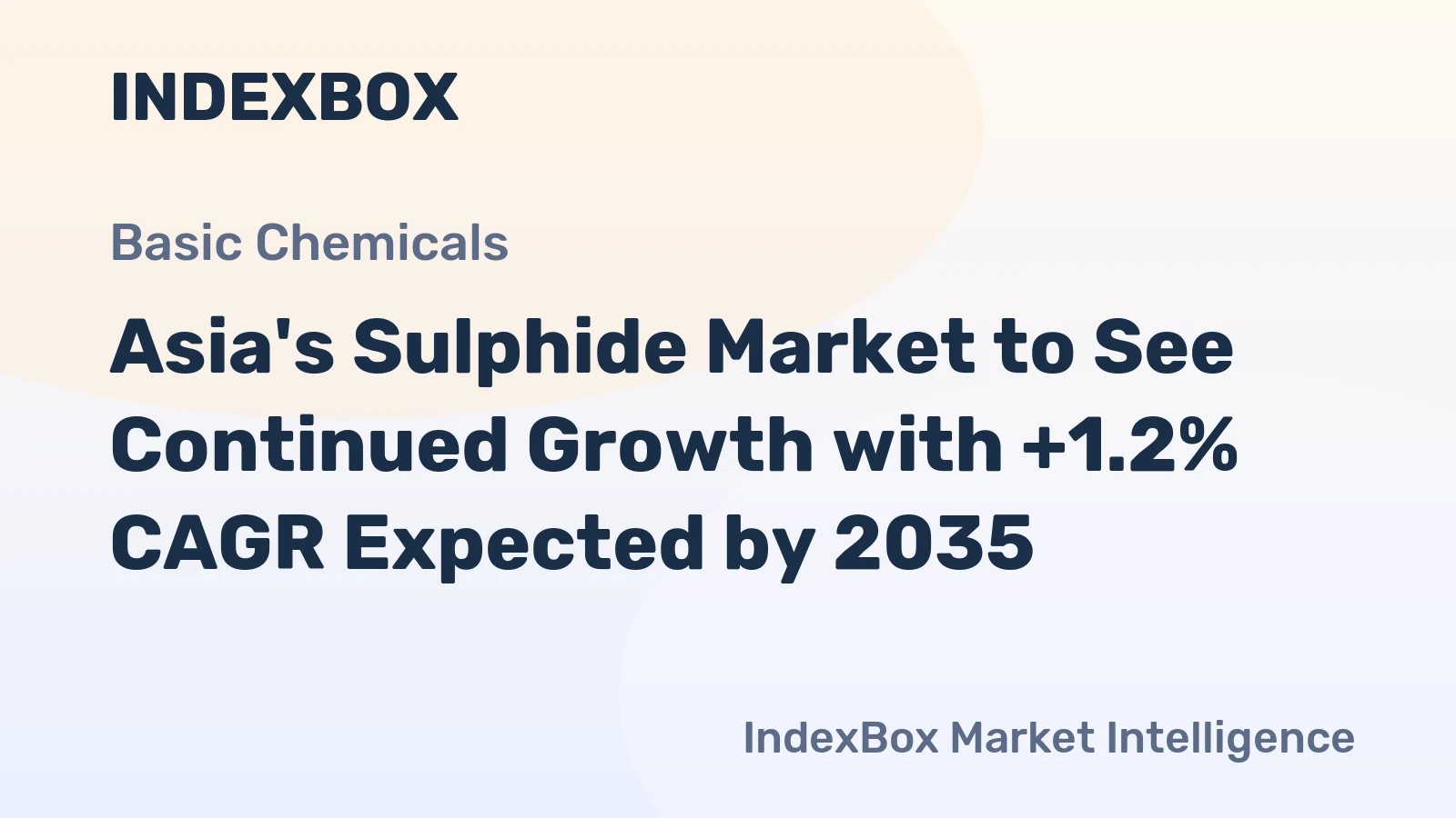Asia's Sulphide Market to See Continued Growth with +1.2% CAGR Expected by 2035