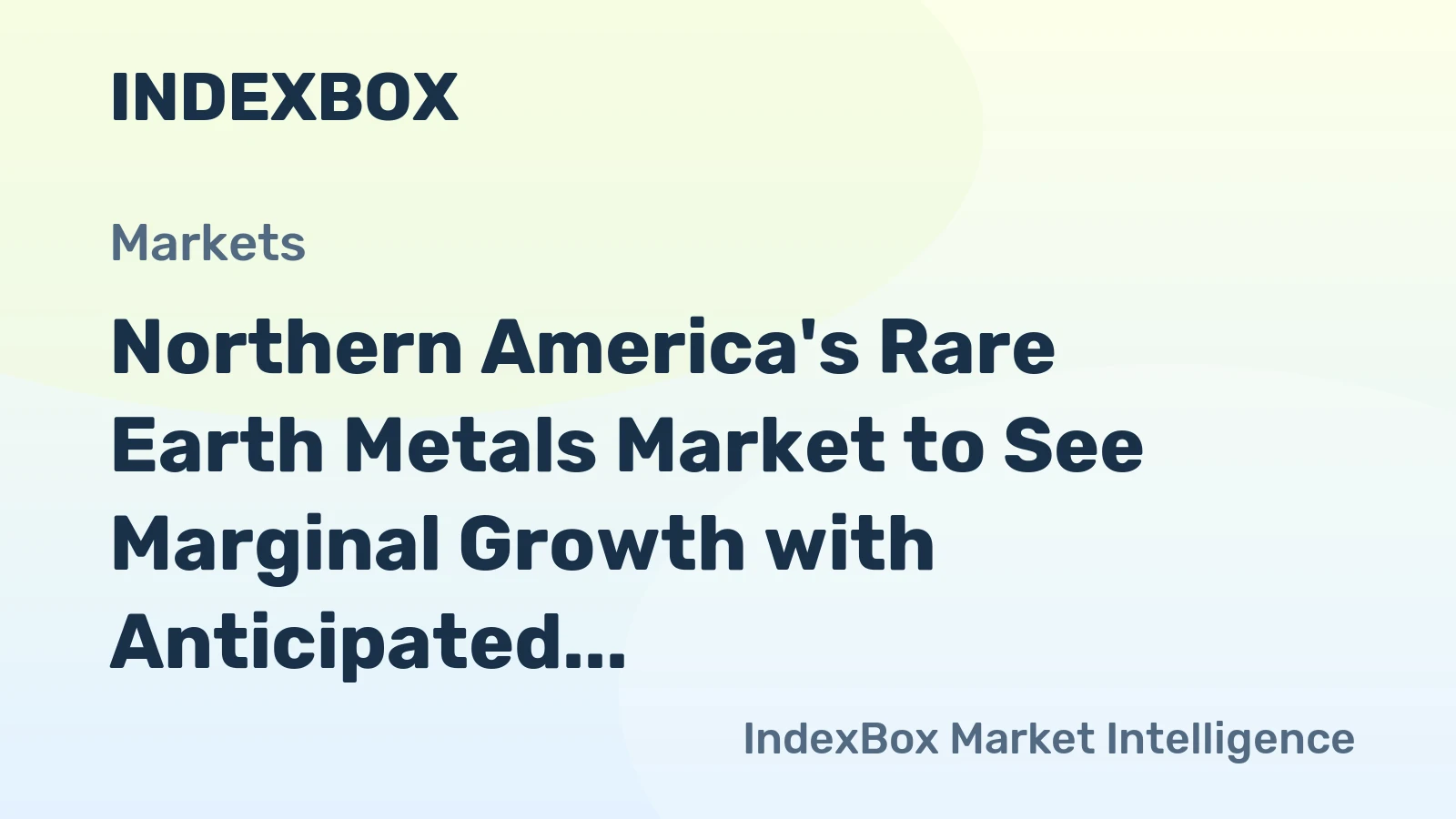 Northern America's Rare Earth Metals Market to See Marginal Growth with Anticipated CAGR of +0.2% from 2024 to 2035