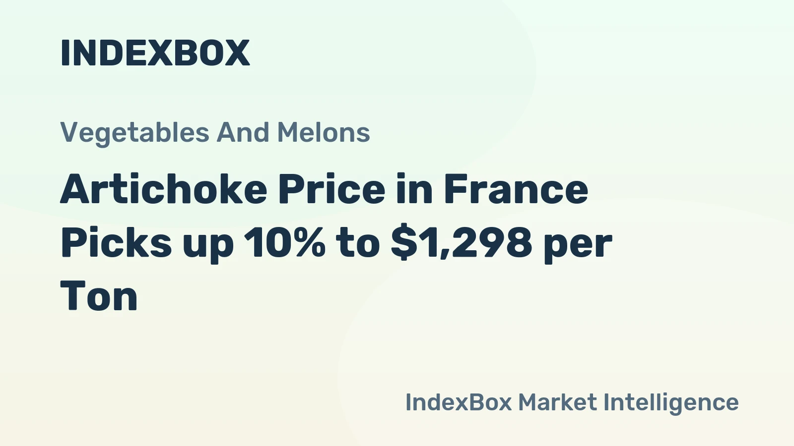 Artichoke Price in France Picks up 10% to $1,298 per Ton
