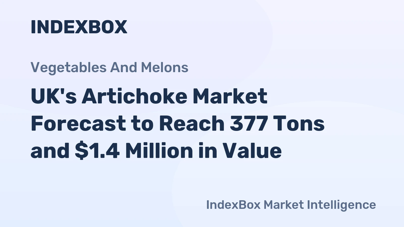 UK's Artichoke Market Forecast to Reach 377 Tons and $1.4 Million in Value