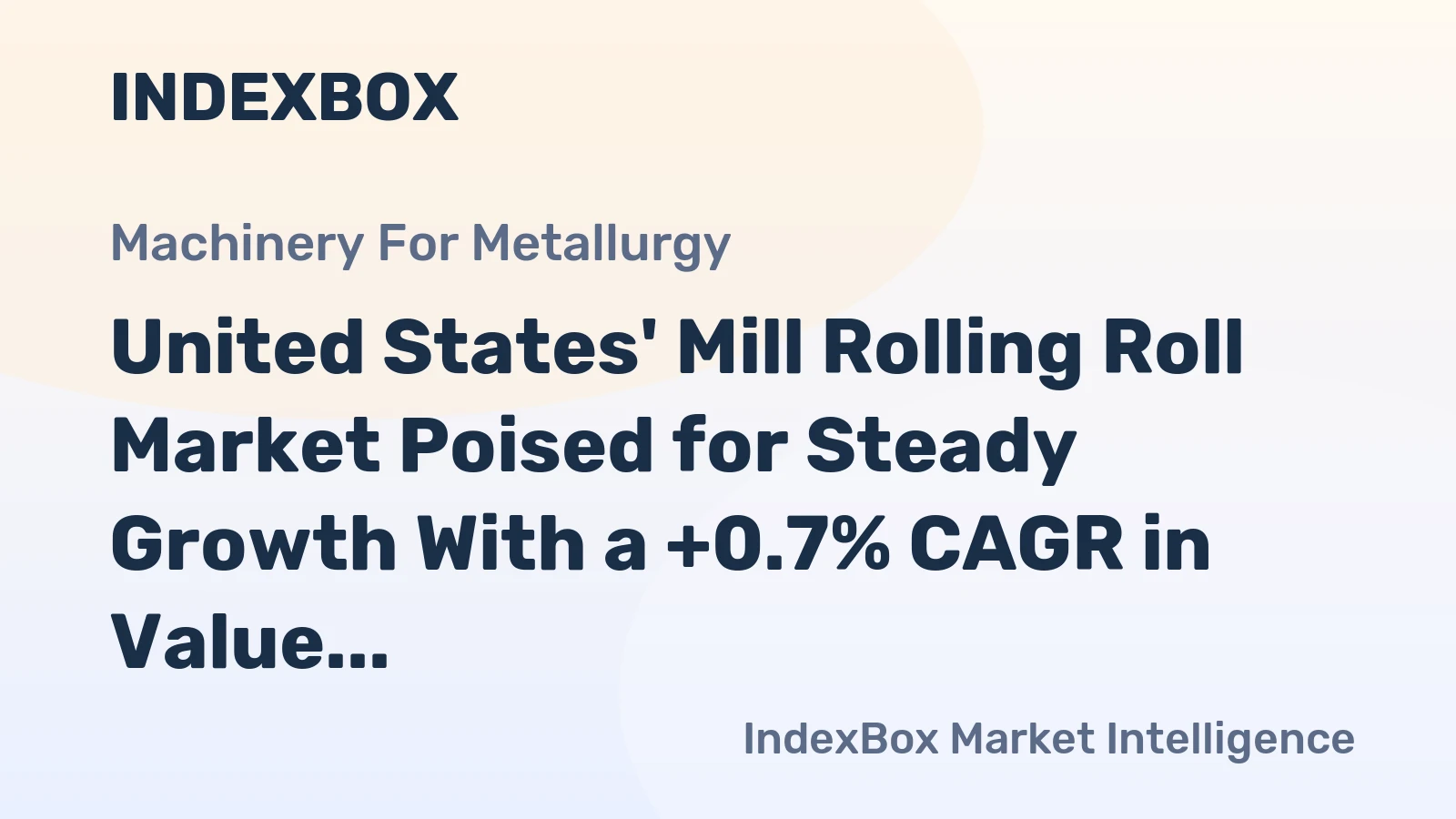United States' Mill Rolling Roll Market Poised for Steady Growth With a +0.7% CAGR in Value Through 2035