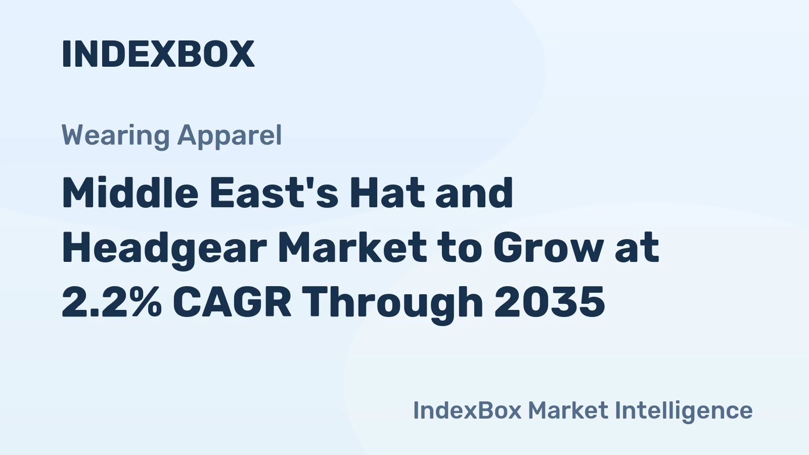 Middle East's Hat and Headgear Market to Grow at 2.2% CAGR Through 2035
