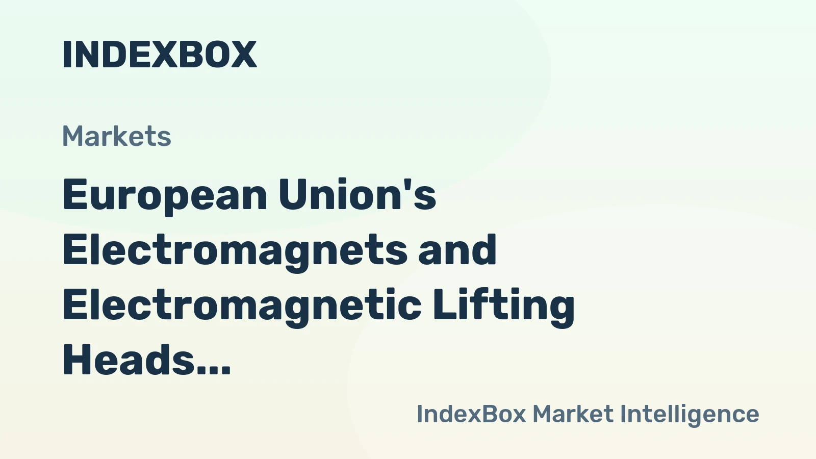European Union's Electromagnets and Electromagnetic Lifting Heads Market to Reach 114K Tons and $3.9B by 2035