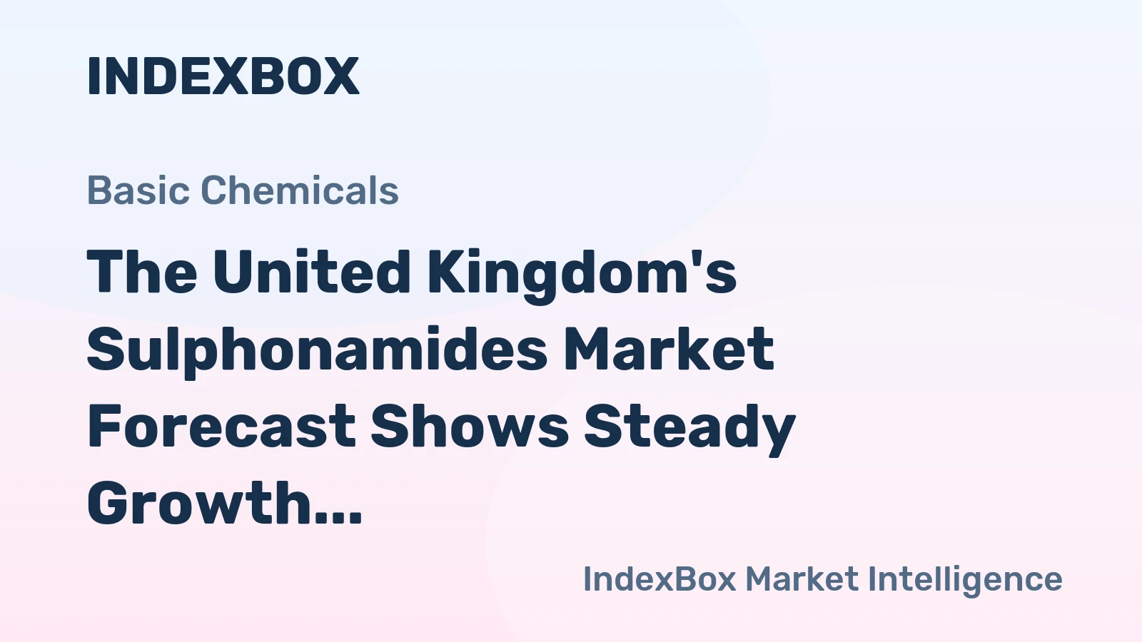 The United Kingdom's Sulphonamides Market Forecast Shows Steady Growth With a 0.9% CAGR