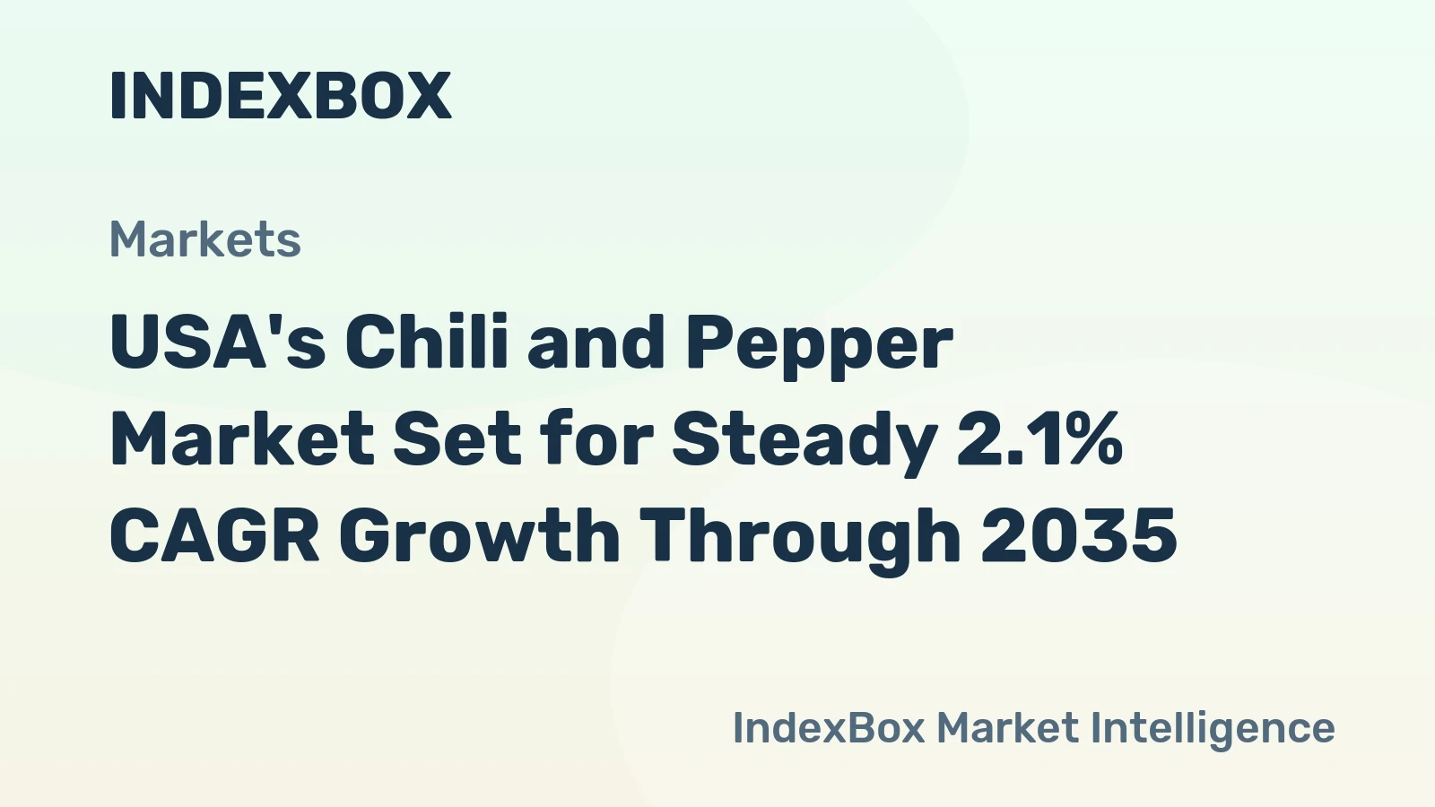 USA's Chili and Pepper Market Set for Steady 2.1% CAGR Growth Through 2035
