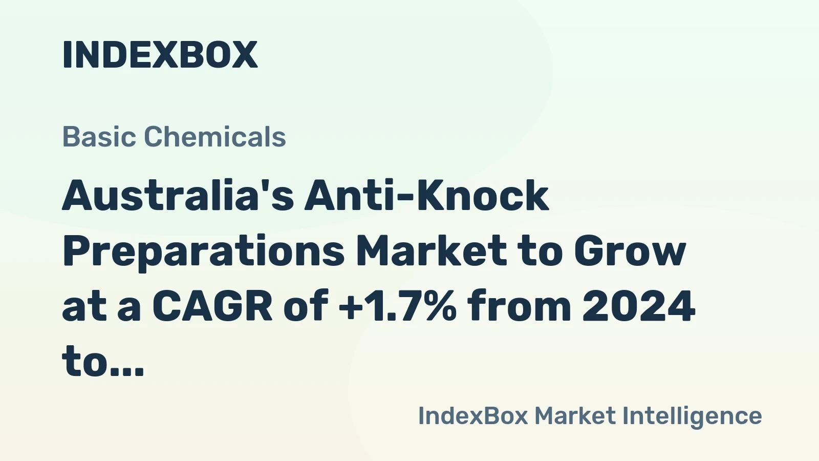 Australia's Anti-Knock Preparations Market to Grow at a CAGR of +1.7% from 2024 to 2035
