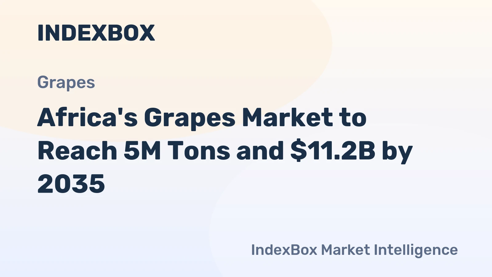 Africa's Grapes Market to Reach 5M Tons and $11.2B by 2035