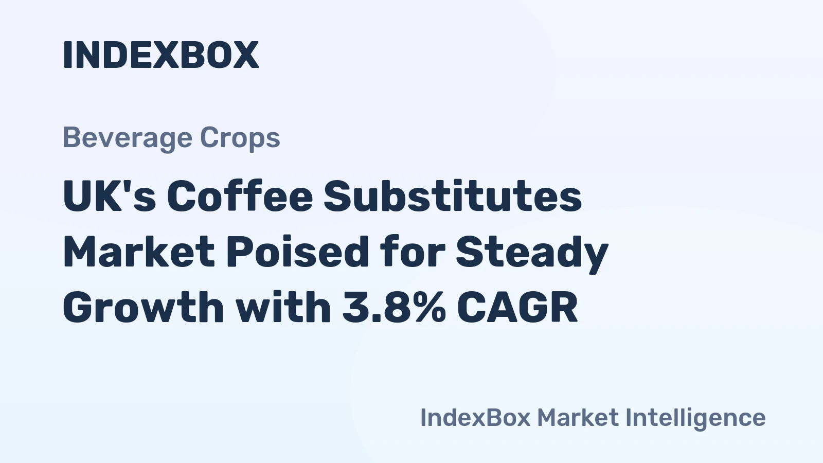 UK's Coffee Substitutes Market Poised for Steady Growth with 3.8% CAGR