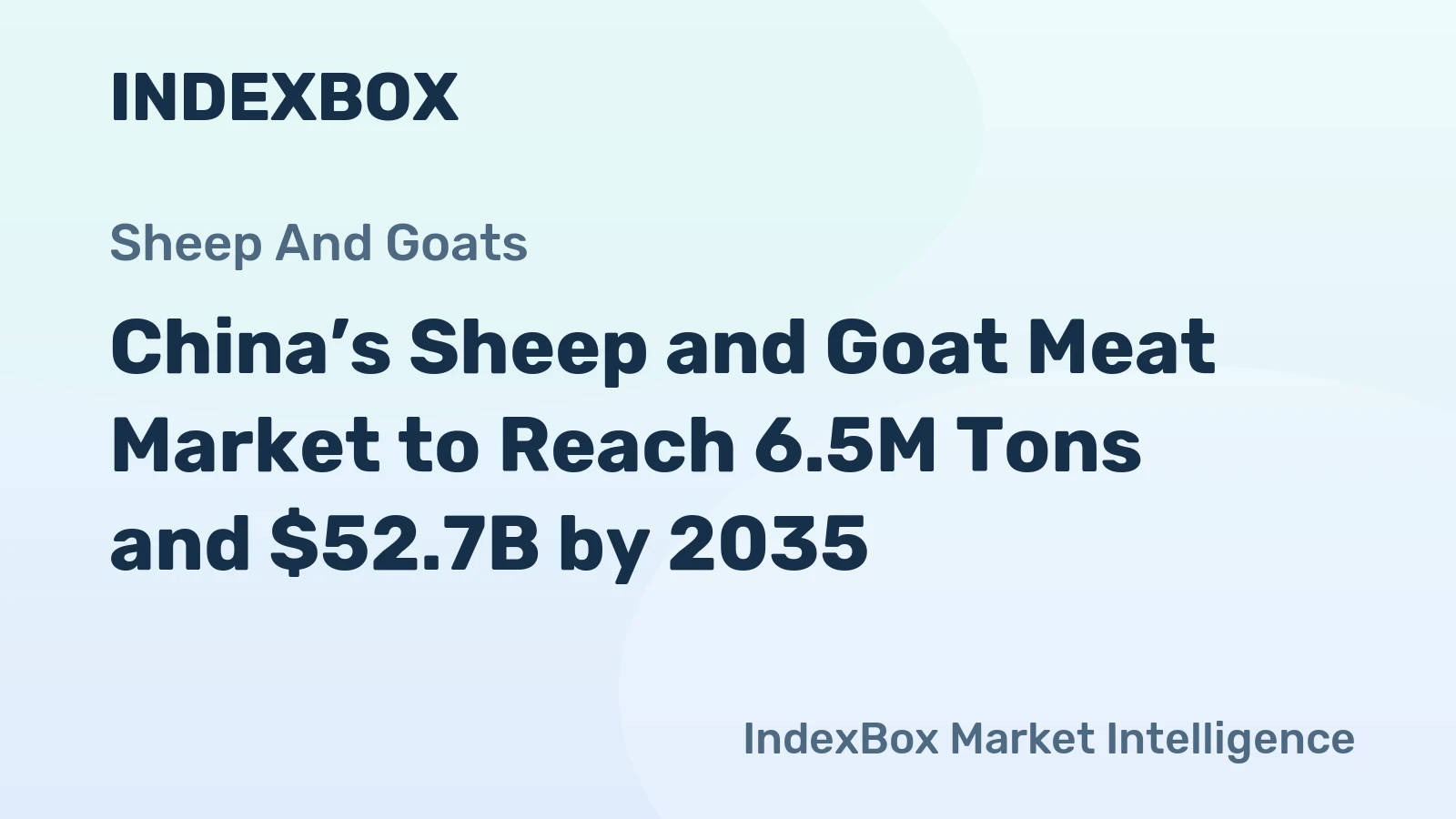 China’s Sheep and Goat Meat Market to Reach 6.5M Tons and $52.7B by 2035