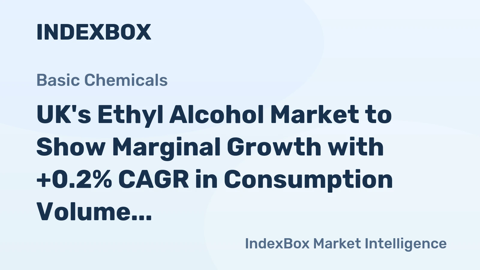 UK's Ethyl Alcohol Market to Show Marginal Growth with +0.2% CAGR in Consumption Volume by 2035