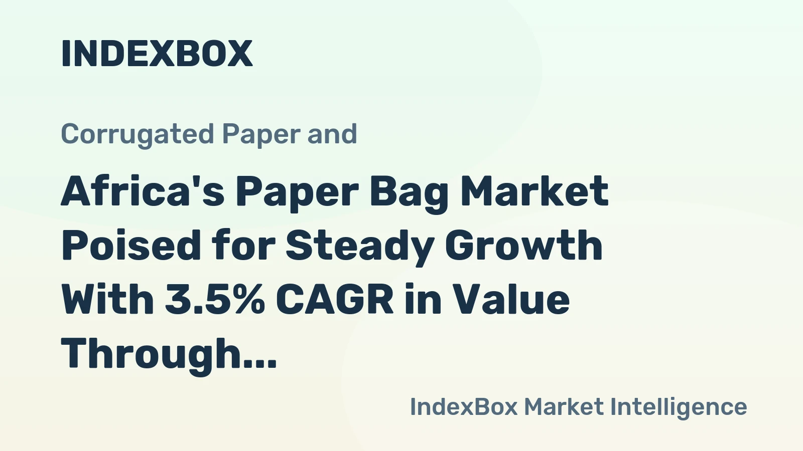 Africa's Paper Bag Market Poised for Steady Growth With 3.5% CAGR in Value Through 2035