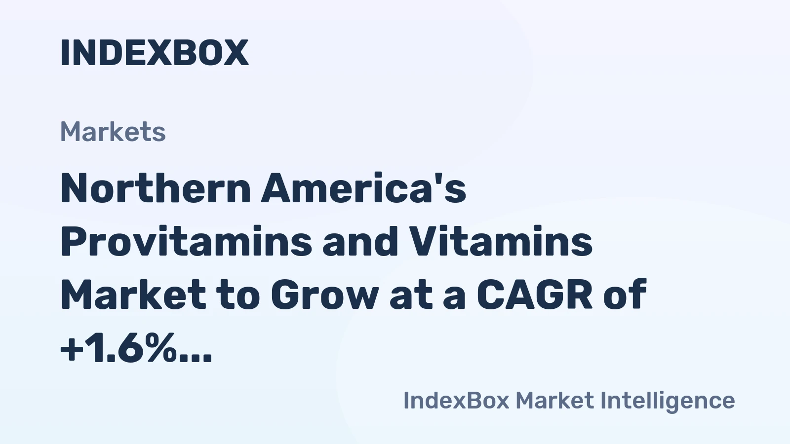 Northern America's Provitamins and Vitamins Market to Grow at a CAGR of +1.6%, Reaching 264K tons by 2035