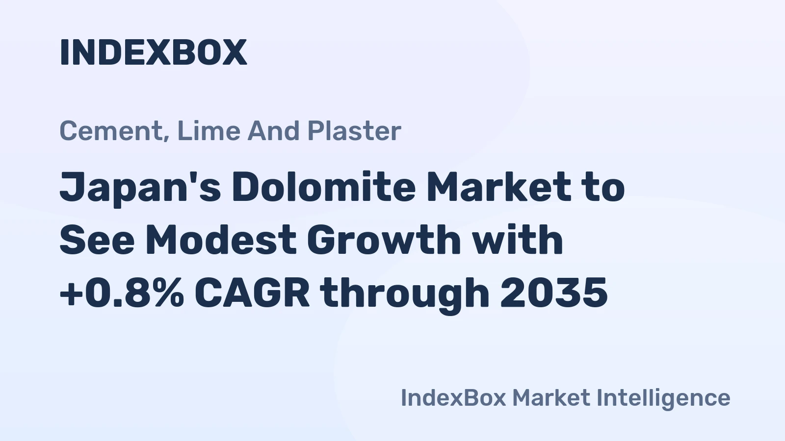 Japan's Dolomite Market to See Modest Growth with +0.8% CAGR through 2035