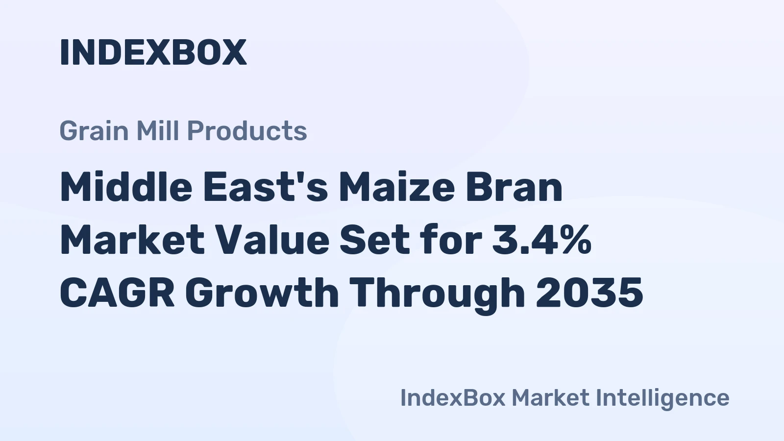 Middle East's Maize Bran Market Value Set for 3.4% CAGR Growth Through 2035