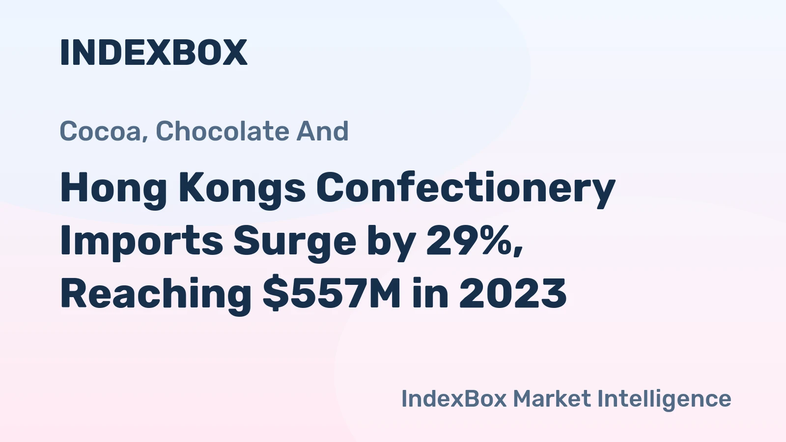 Hong Kongs Confectionery Imports Surge by 29%, Reaching $557M in 2023