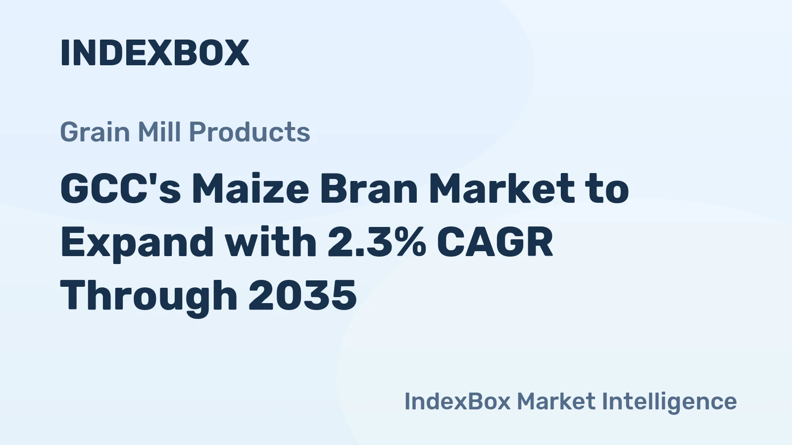 GCC's Maize Bran Market to Expand with 2.3% CAGR Through 2035
