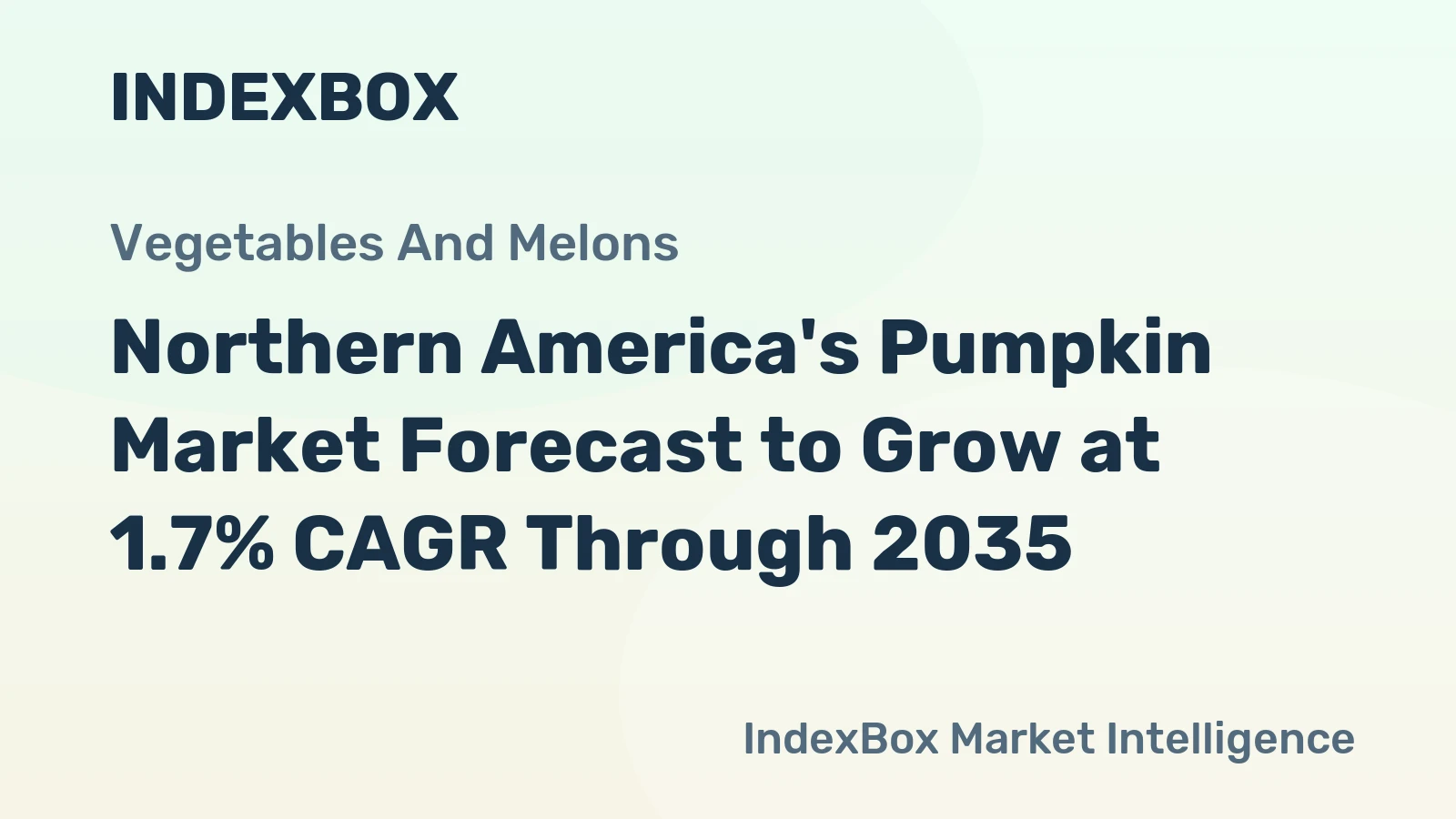 Northern America's Pumpkin Market Forecast to Grow at 1.7% CAGR Through 2035