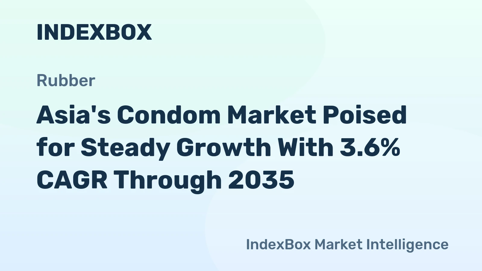 Asia's Condom Market Poised for Steady Growth With 3.6% CAGR Through 2035