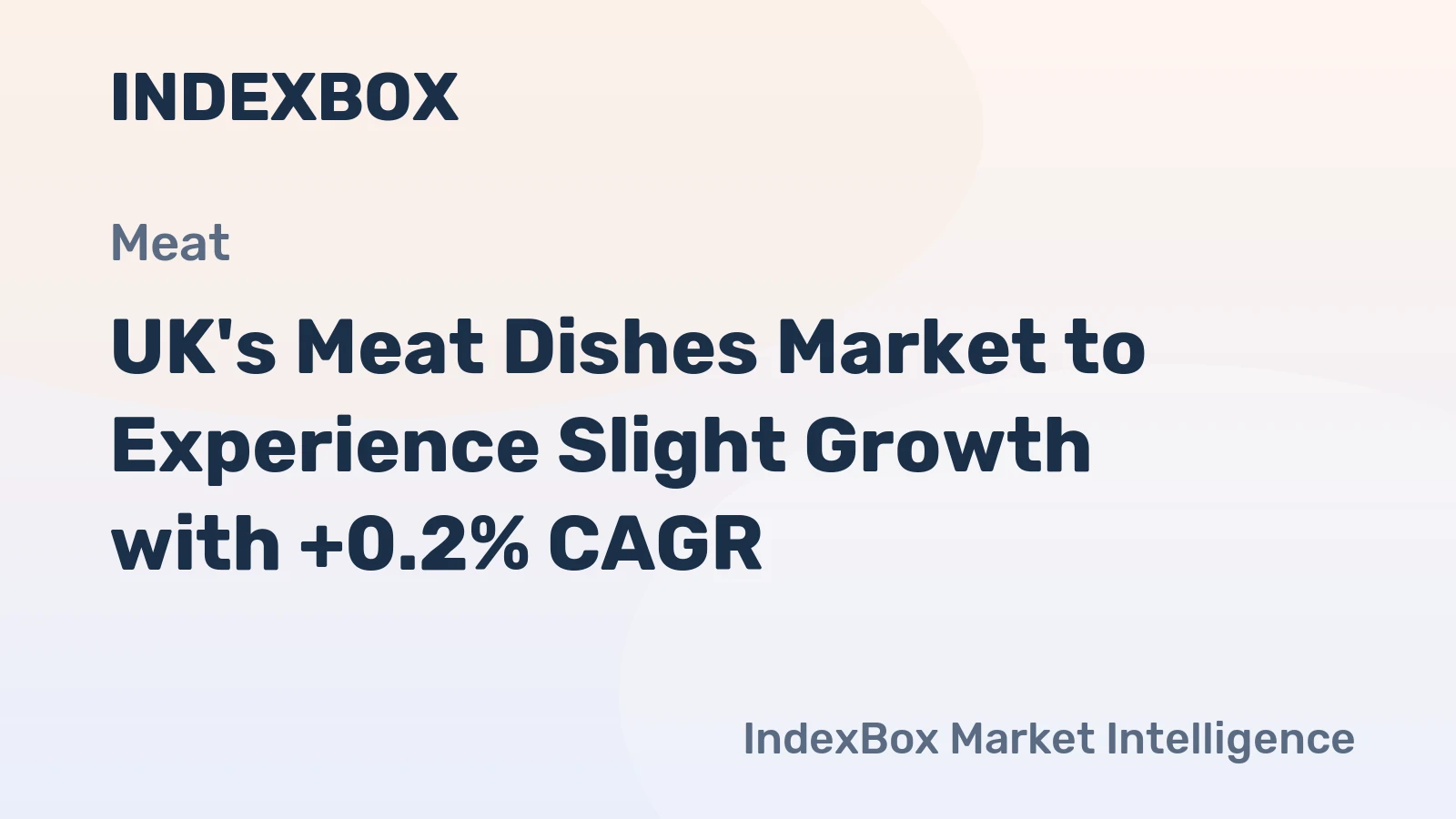 UK's Meat Dishes Market to Experience Slight Growth with +0.2% CAGR