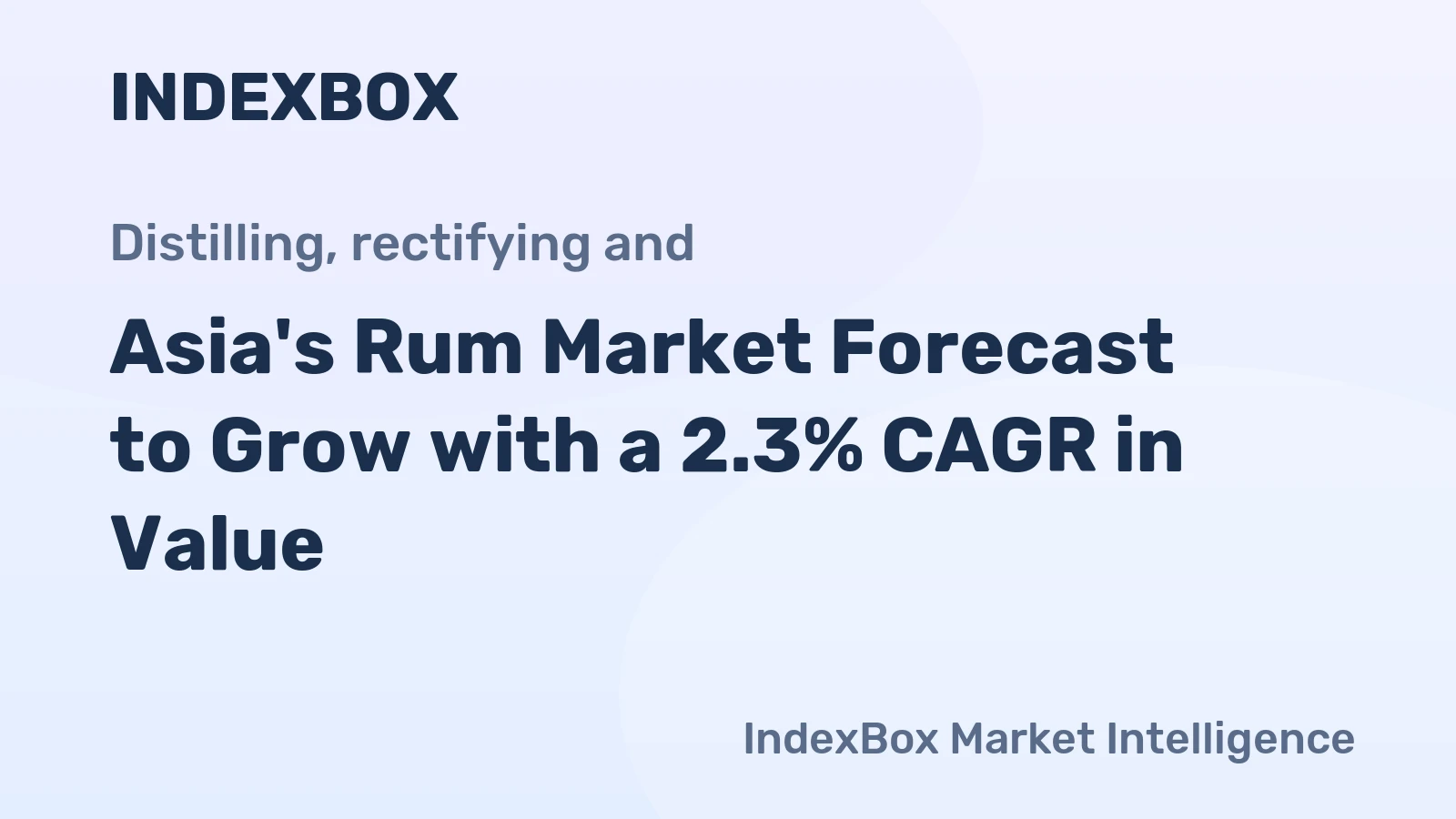 Asia's Rum Market Forecast to Grow with a 2.3% CAGR in Value