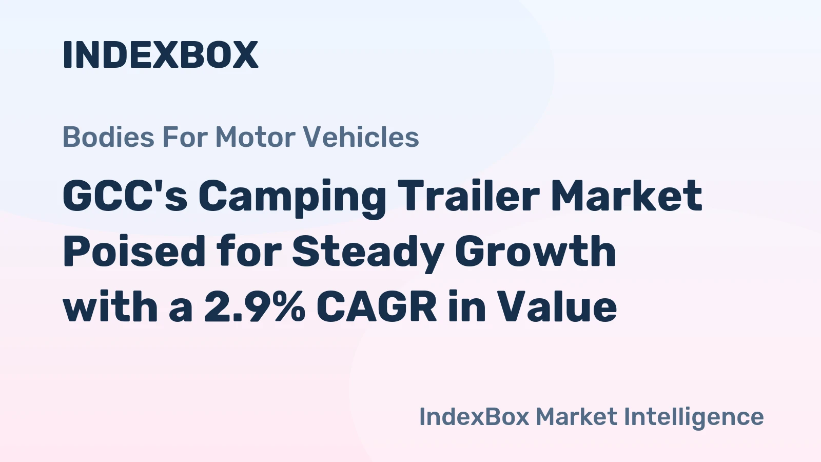 GCC's Camping Trailer Market Poised for Steady Growth with a 2.9% CAGR in Value