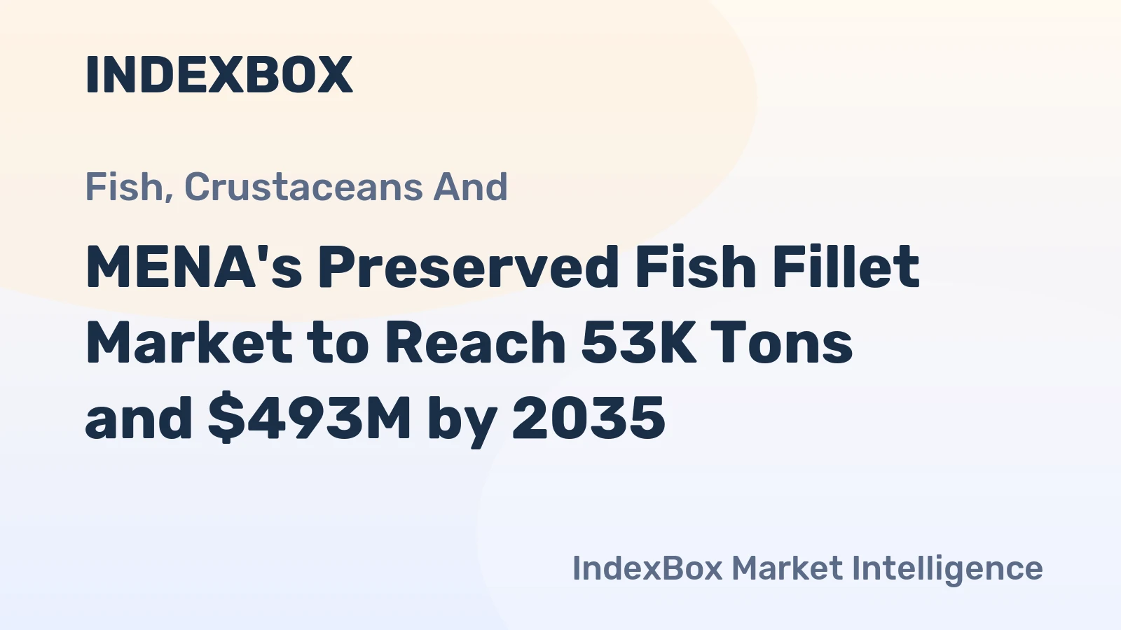 MENA's Preserved Fish Fillet Market to Reach 53K Tons and $493M by 2035