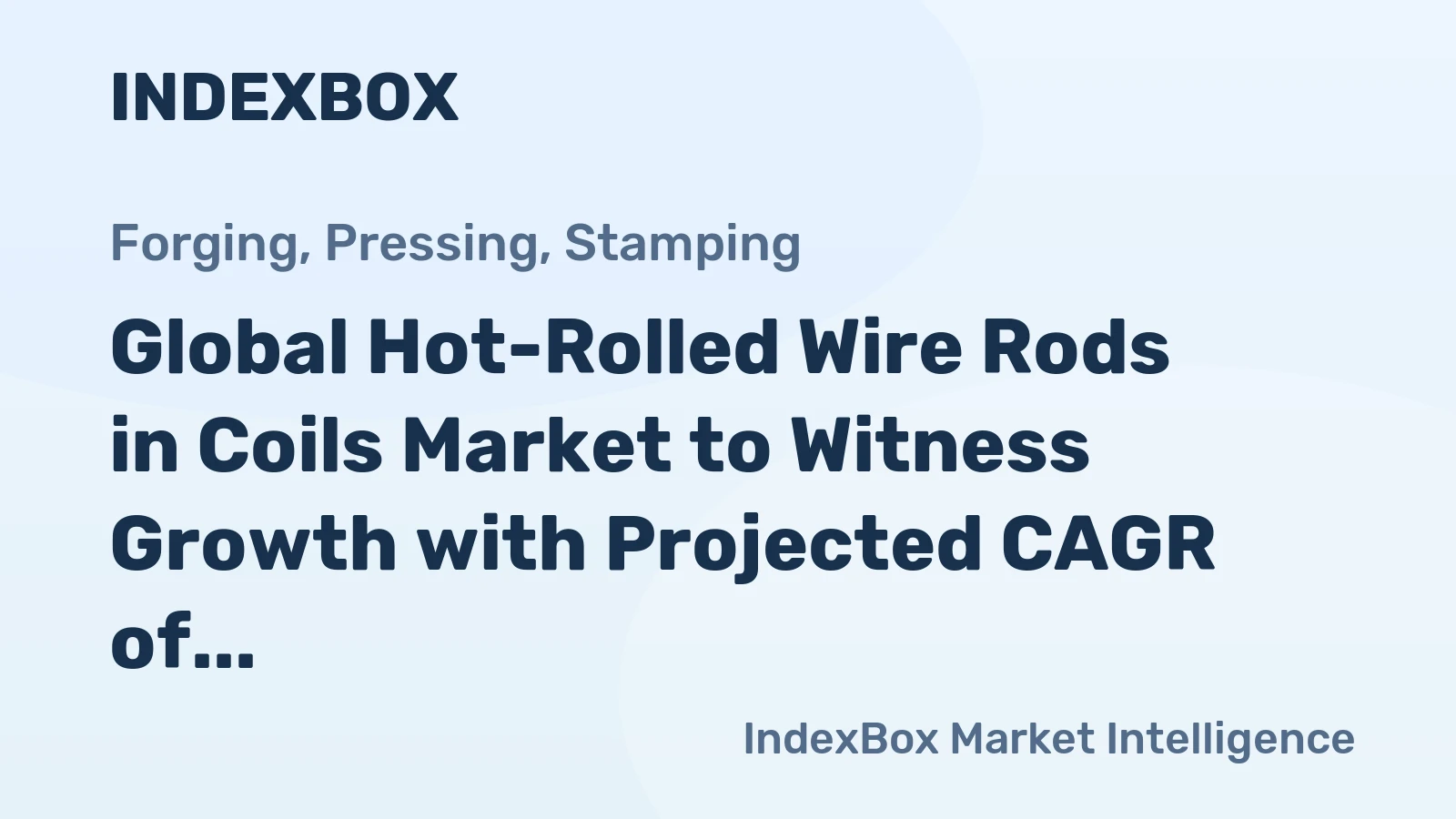 Global Hot-Rolled Wire Rods in Coils Market to Witness Growth with Projected CAGR of +1.3% from 2024 to 2035