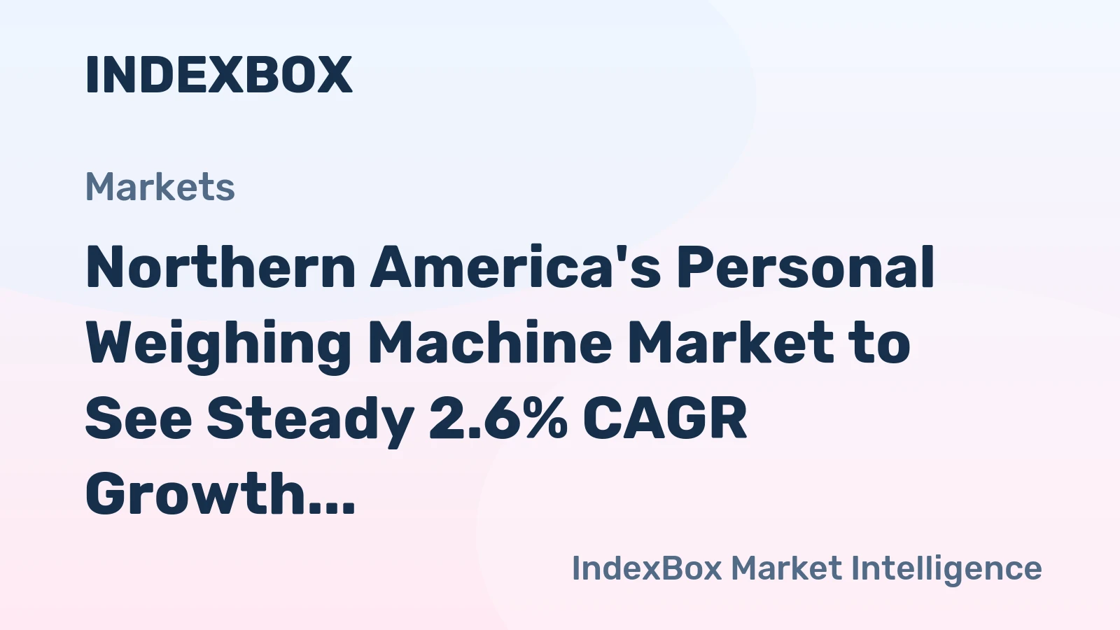 Northern America's Personal Weighing Machine Market to See Steady 2.6% CAGR Growth Through 2035