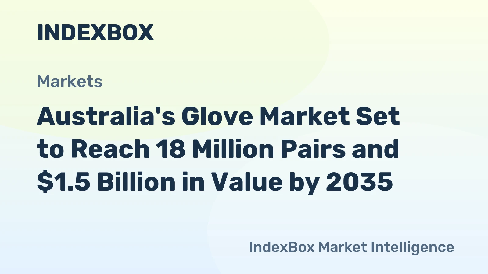 Australia's Glove Market Set to Reach 18 Million Pairs and $1.5 Billion in Value by 2035