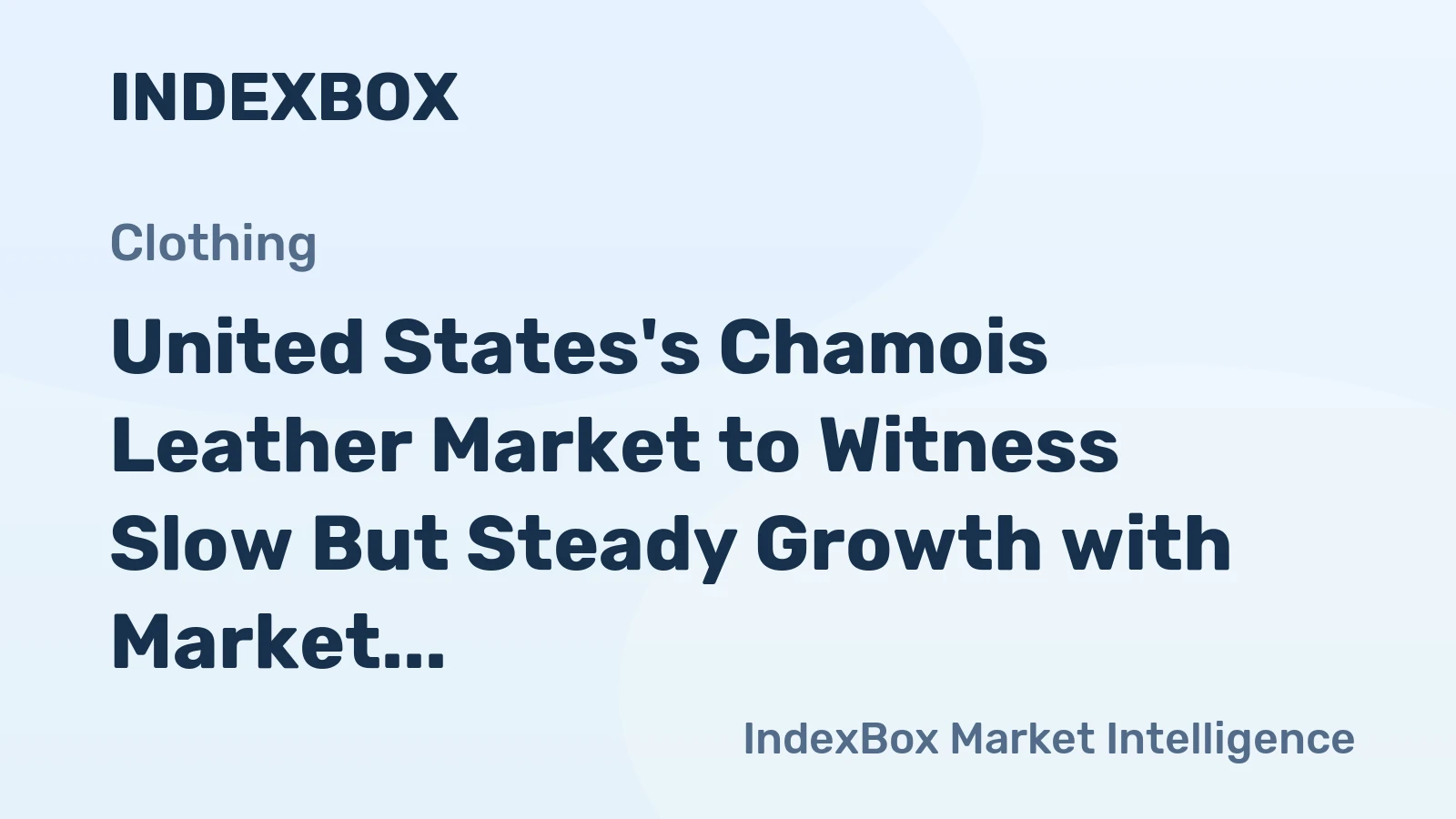 United States's Chamois Leather Market to Witness Slow But Steady Growth with Market Value Projected to Reach $384M by 2035