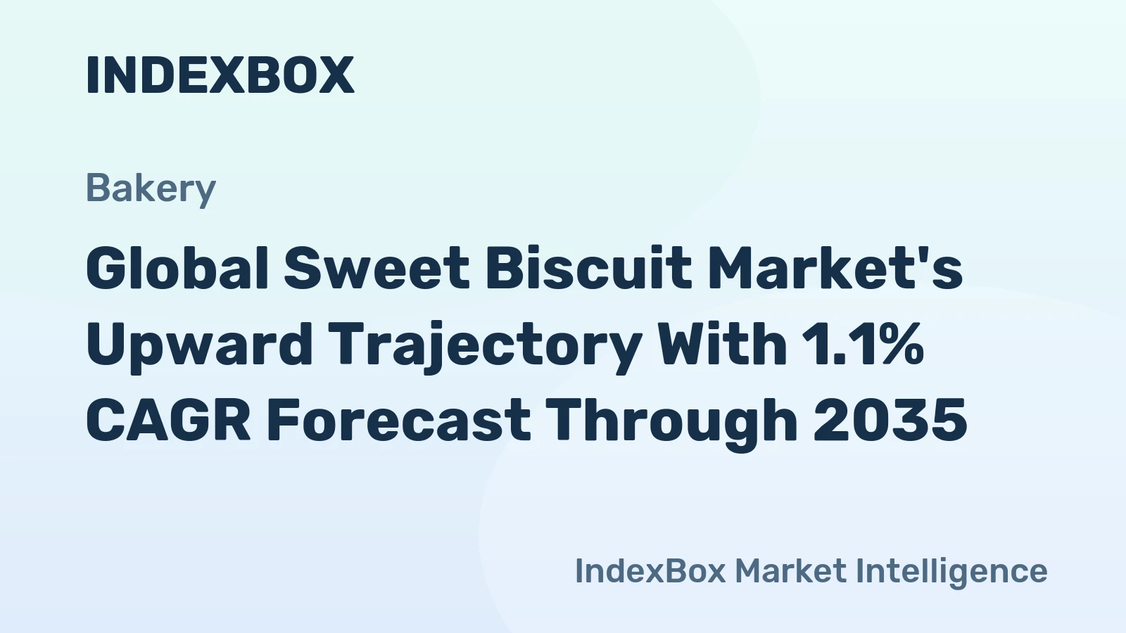 Global Sweet Biscuit Market's Upward Trajectory With 1.1% CAGR Forecast Through 2035