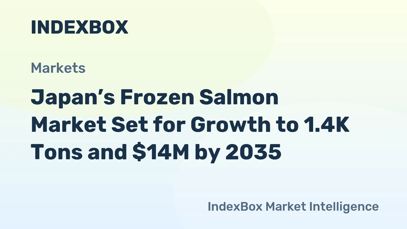 Japan’s Frozen Salmon Market Set for Growth to 1.4K Tons and $14M by 2035