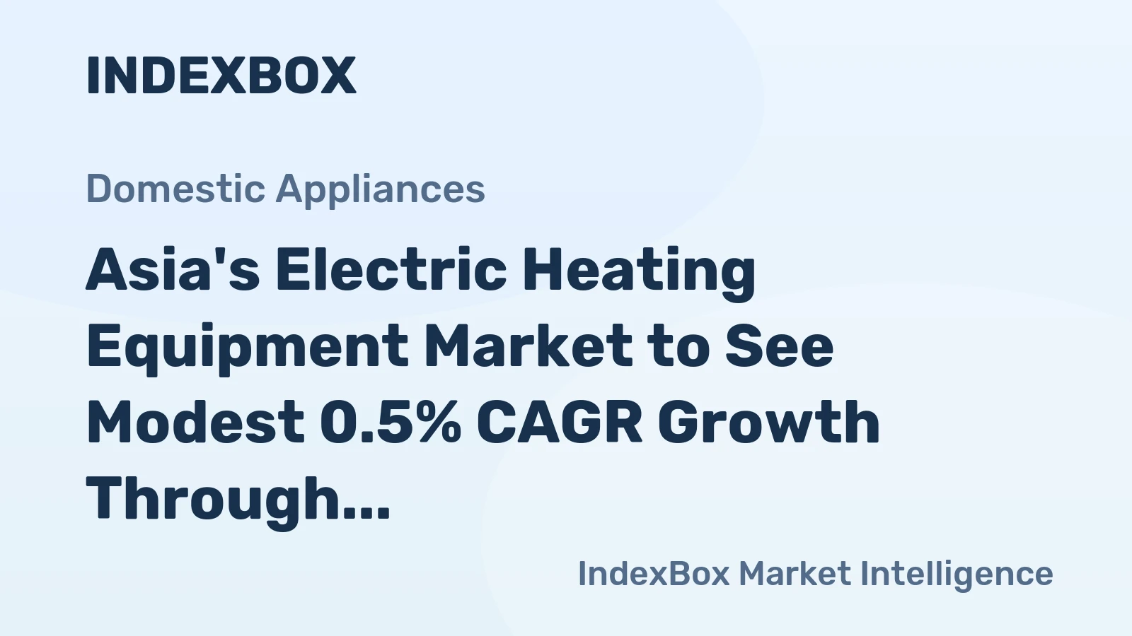 Asia's Electric Heating Equipment Market to See Modest 0.5% CAGR Growth Through 2035