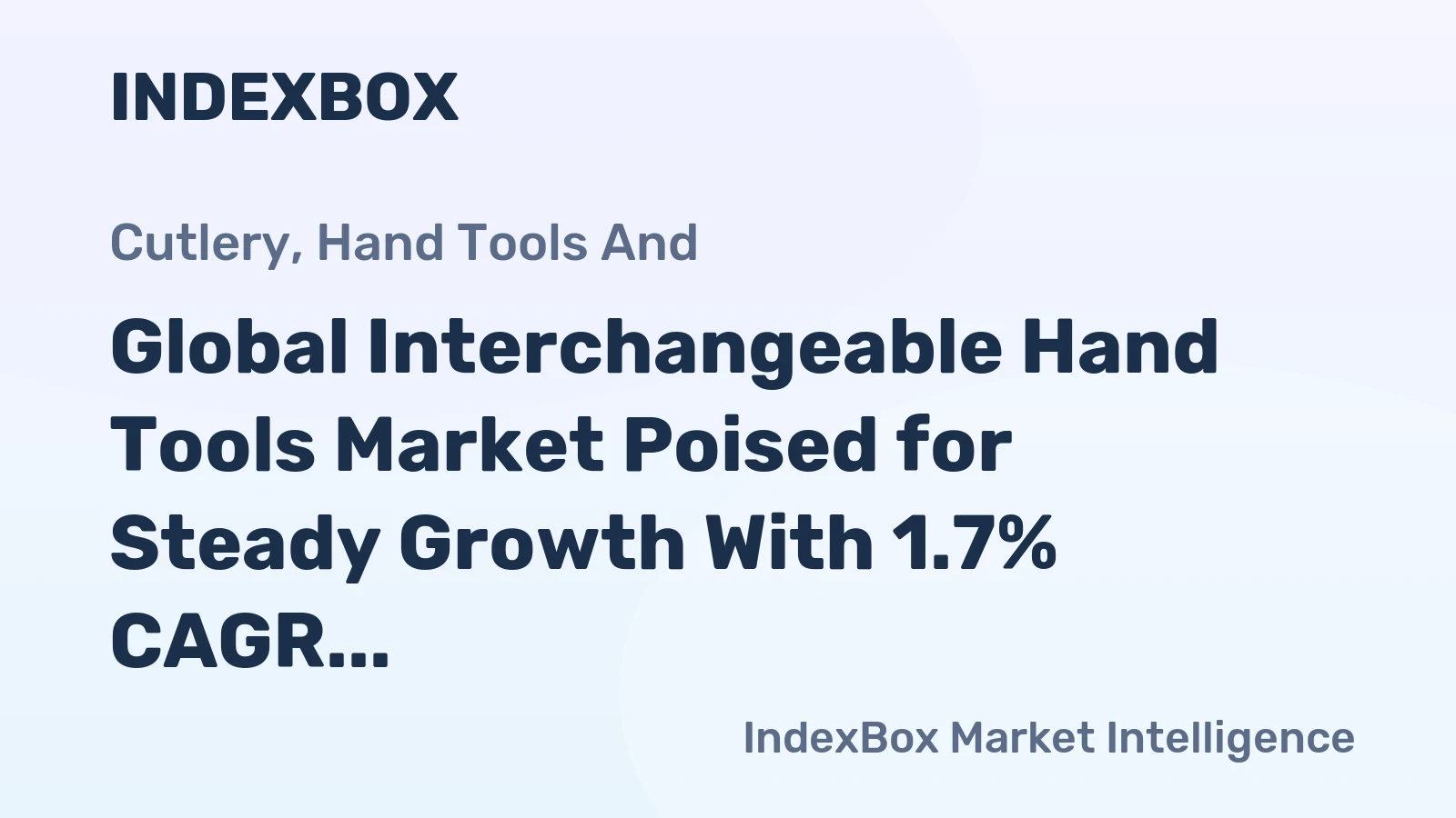 Global Interchangeable Hand Tools Market Poised for Steady Growth With 1.7% CAGR Through 2035