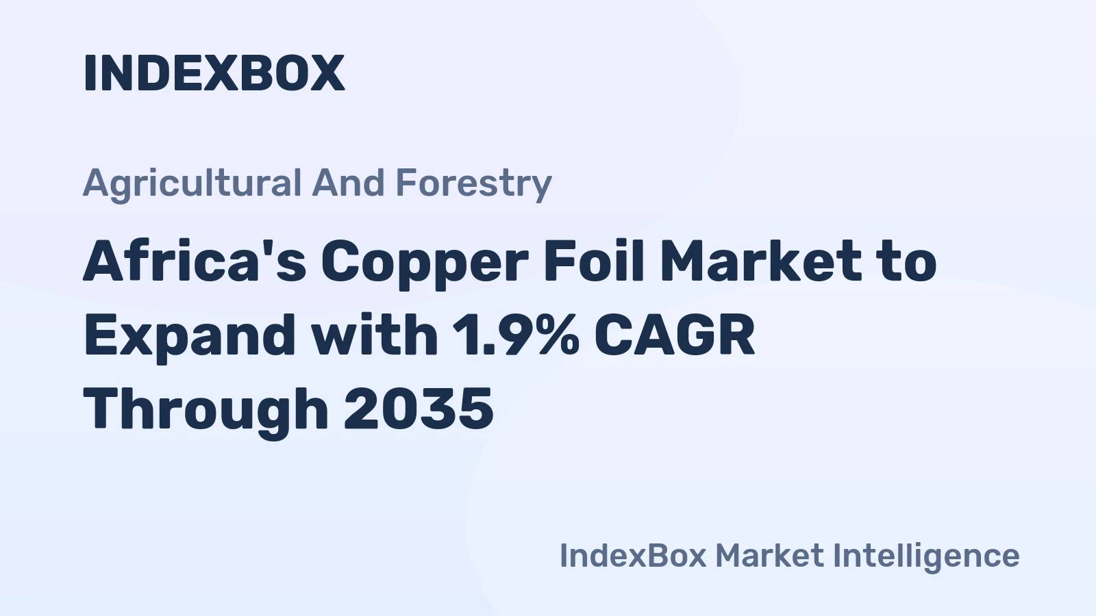 Africa's Copper Foil Market to Expand with 1.9% CAGR Through 2035