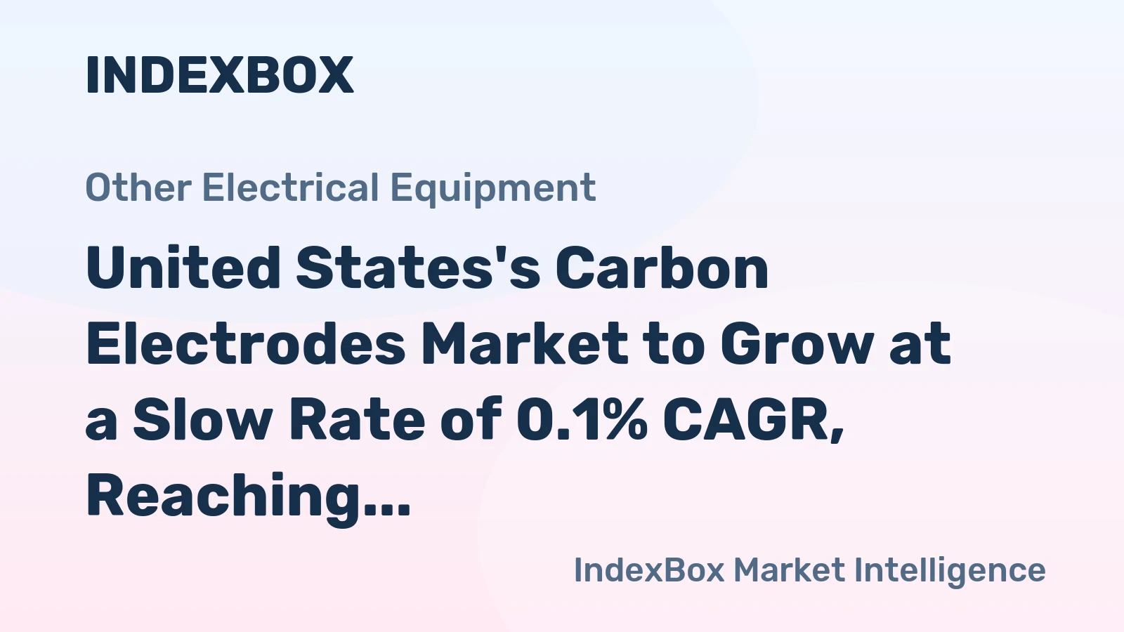 United States's Carbon Electrodes Market to Grow at a Slow Rate of 0.1% CAGR, Reaching $6.8B by 2035