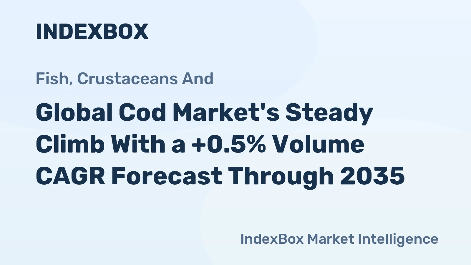 Global Cod Market's Steady Climb With a +0.5% Volume CAGR Forecast Through 2035
