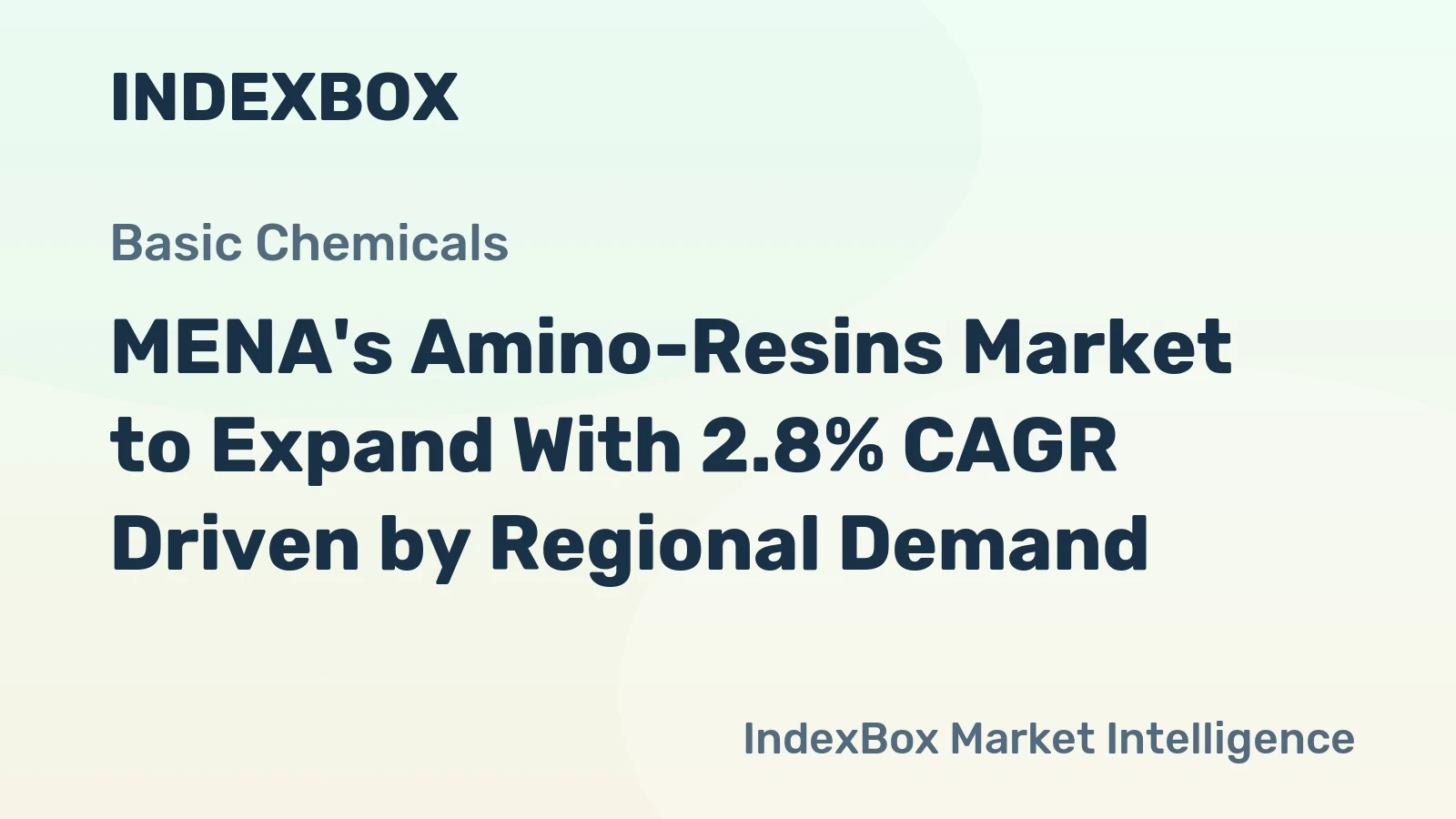 MENA's Amino-Resins Market to Expand With 2.8% CAGR Driven by Regional Demand