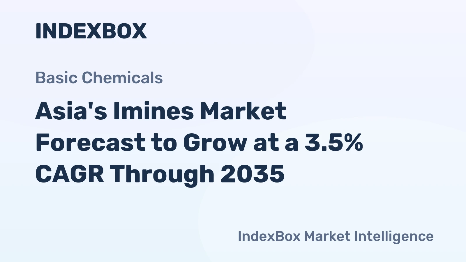 Asia's Imines Market Forecast to Grow at a 3.5% CAGR Through 2035