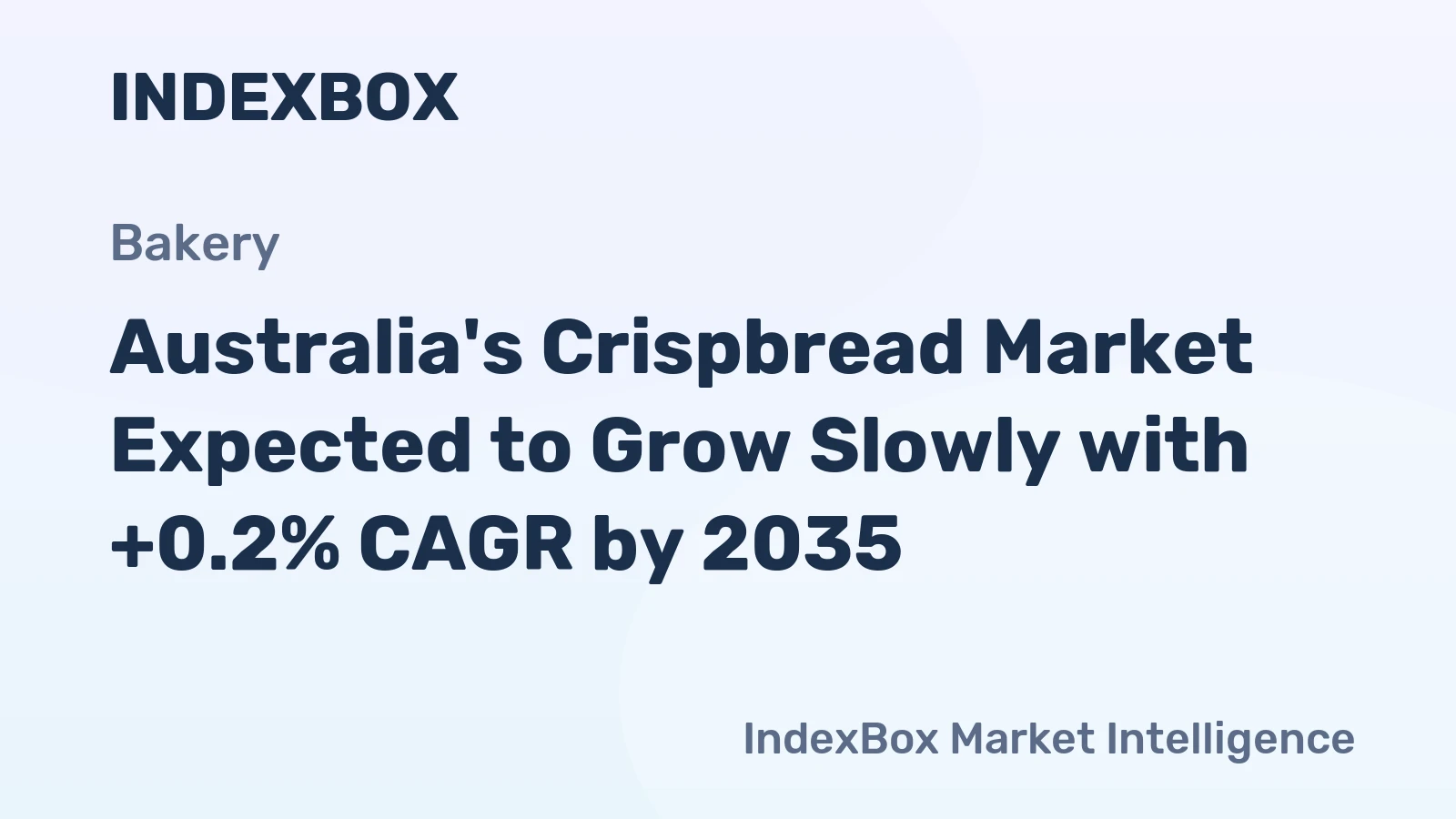 Australia's Crispbread Market Expected to Grow Slowly with +0.2% CAGR by 2035