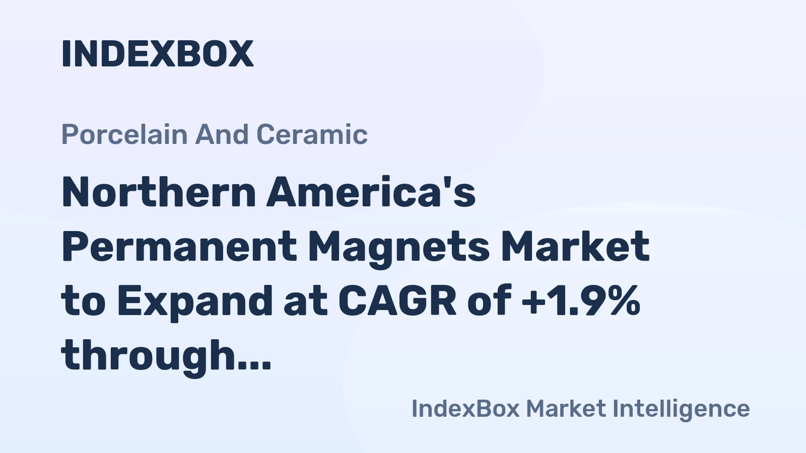 Northern America's Permanent Magnets Market to Expand at CAGR of +1.9% through 2035